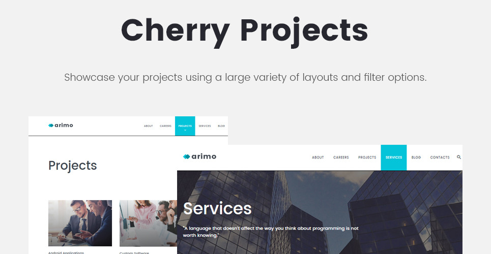 Arimo - Software and App Development WordPress Theme