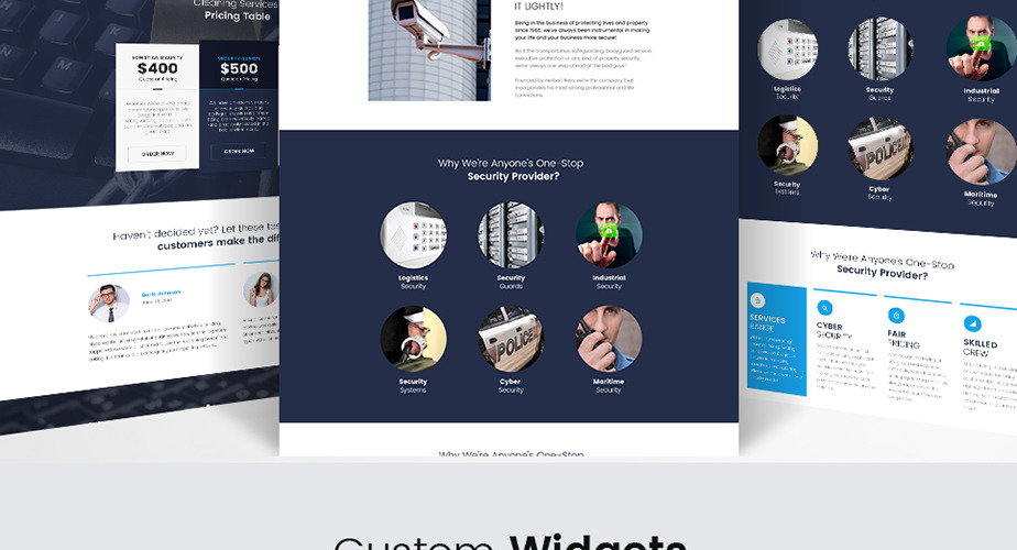 DunCan - Security Systems & Bodyguard Services WordPress Theme