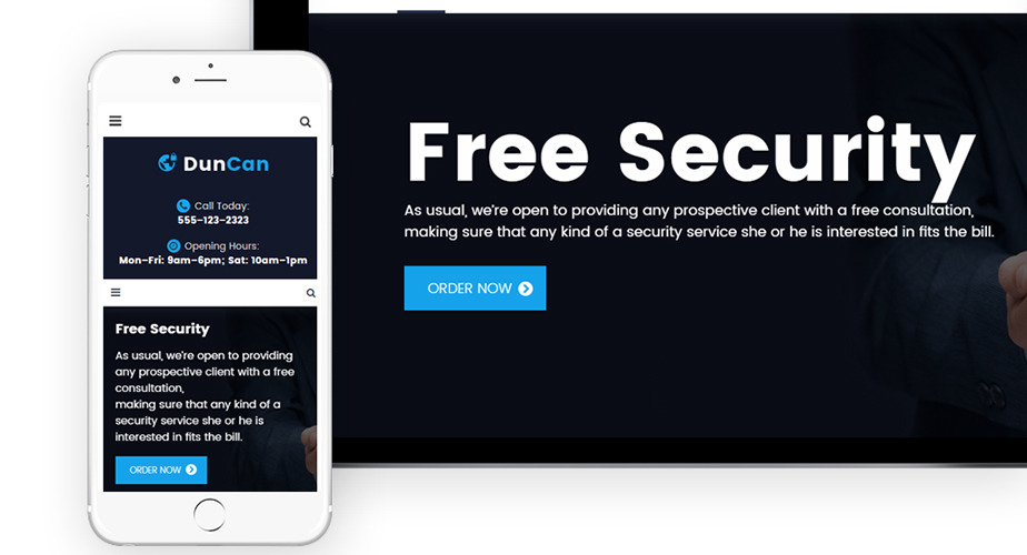 DunCan - Security Systems & Bodyguard Services WordPress Theme