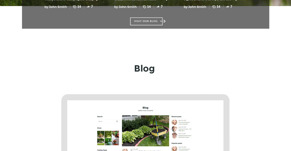 Landscape Architects Website Template - TemplateMonster
