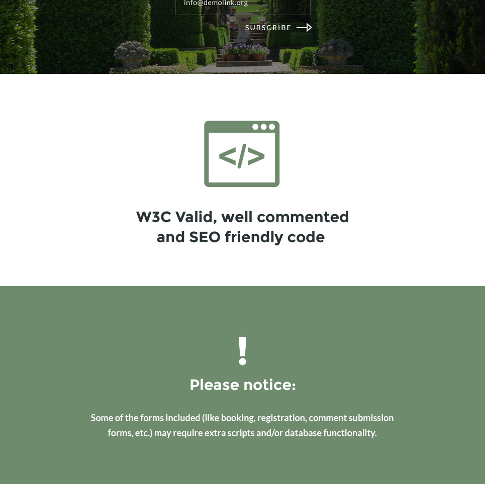 Landscape Architects Website Template - TemplateMonster