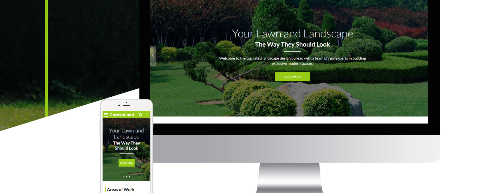 Garden Land - Exterior Design Multipage Website Template