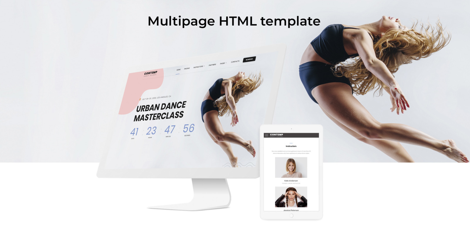 Contemp - Dance School Multipage Creative Bootstrap HTML Website Template