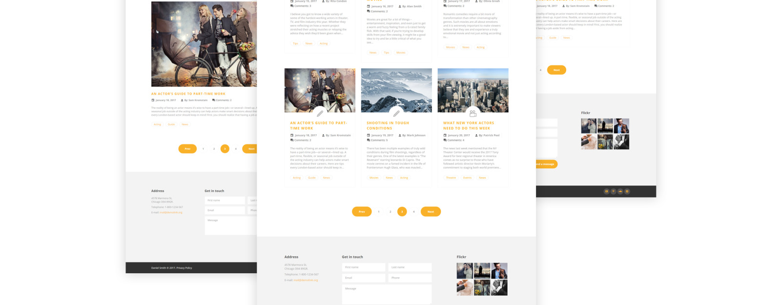 Daniel Smith - Personal Page Responsive Multipage Website Template