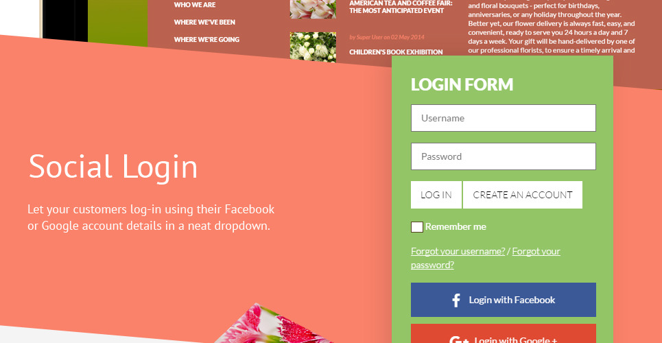 Flowers - Flower Shop Responsive Joomla Template