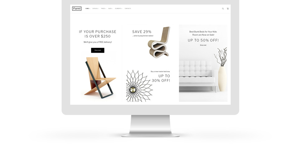 Furni - Furniture Store Multipage Website Template