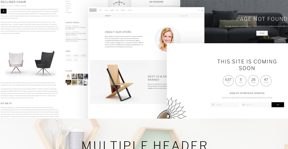 Furni - Furniture Store Multipage Website Template