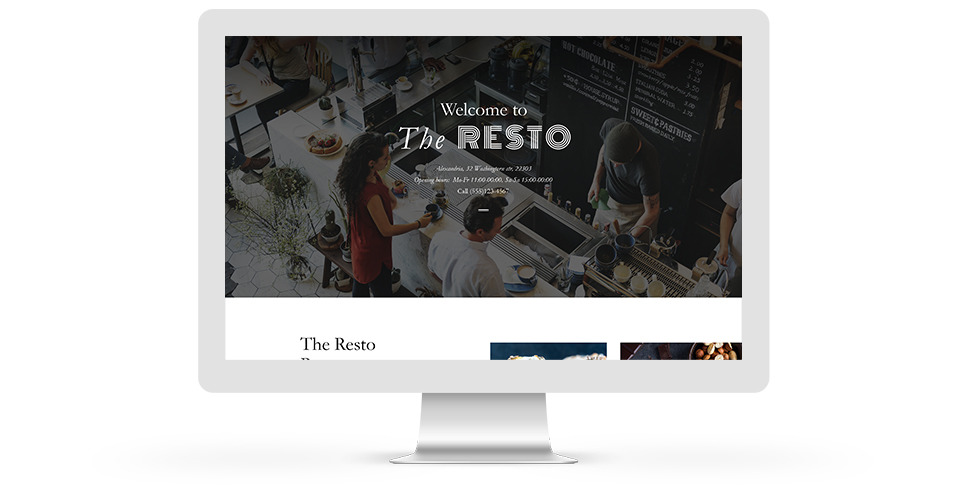 Resto - Cafe & Restaurant Multipage Website Template