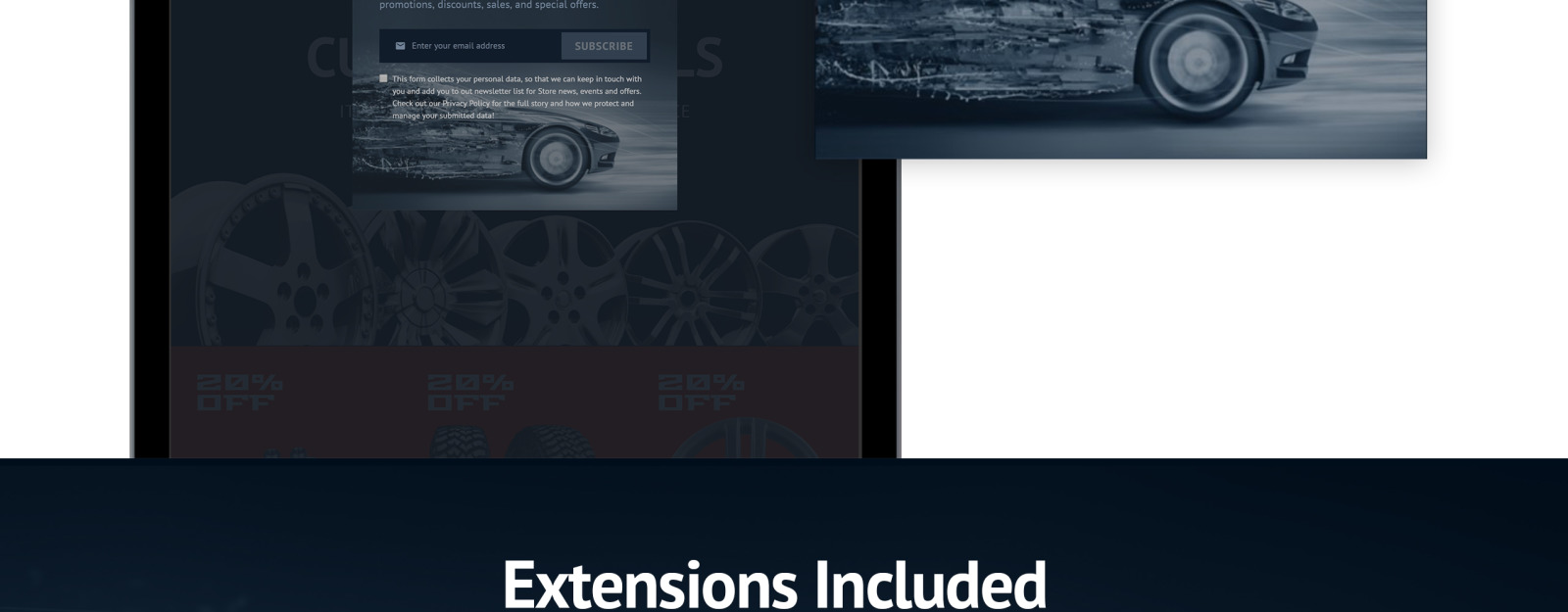 Motor - Car Services Magento Theme #62281 - TemplateMonster