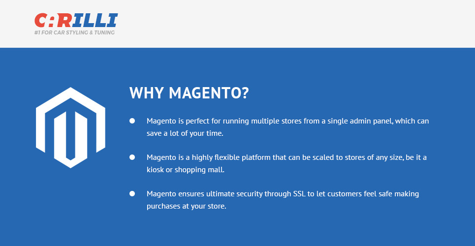 Carilli - Car Tuning Magento Theme #62285 - TemplateMonster