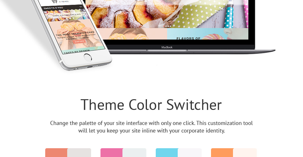 Sweet Shop Responsive Shopify Theme #62297 - TemplateMonster