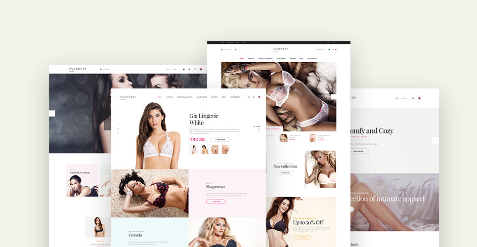 Eveprest - Lingerie PrestaShop Theme - TemplateMonster