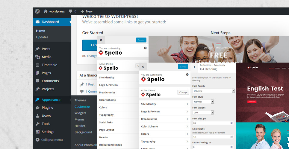Spello - Language School WordPress Theme - TemplateMonster