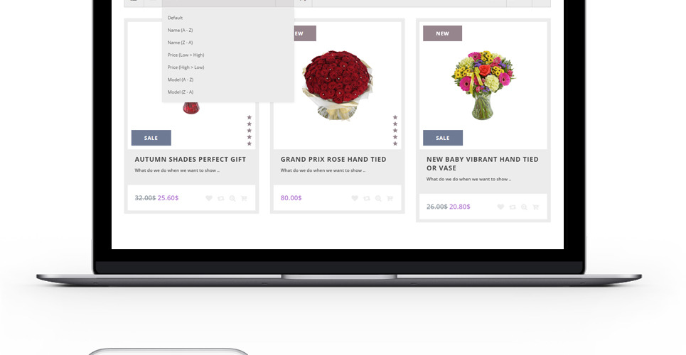 Flower Shop Responsive OpenCart Template - TemplateMonster