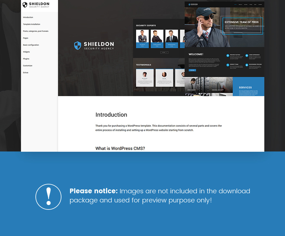 Shieldon - Security Agency Responsive WordPress Theme