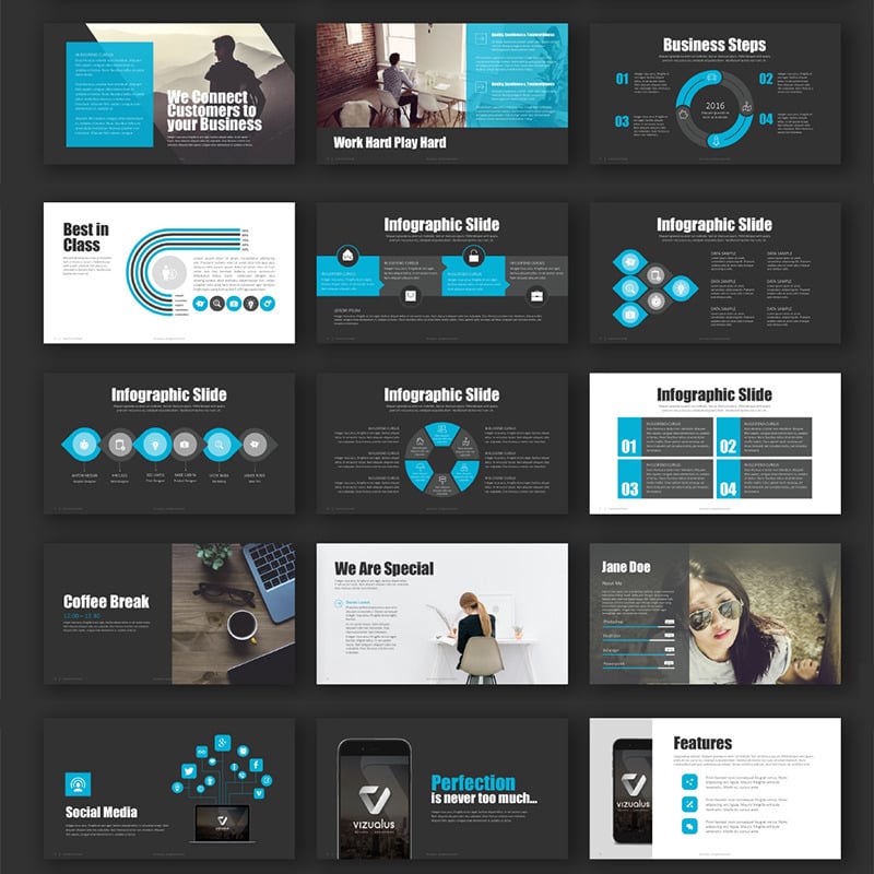 Inspirational PowerPoint template #63383 - TemplateMonster