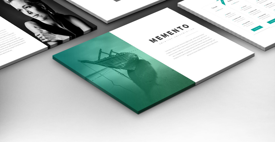 Memento PowerPoint Template #63411 - TemplateMonster