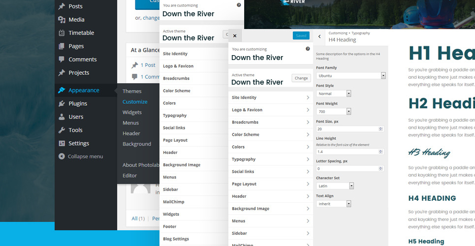 Down River - Rafting & Kayaking WordPress Theme