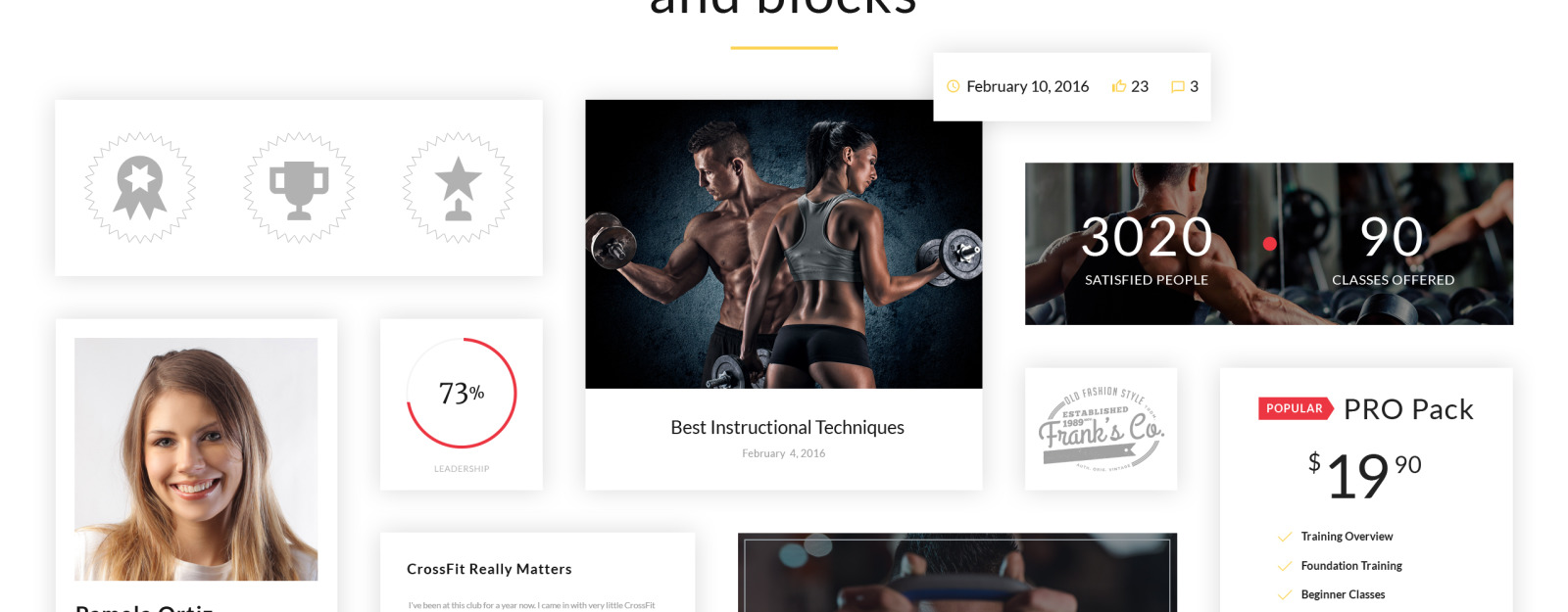Crossclub - Bodybuilding & Crossfit Responsive Multipage Website Template