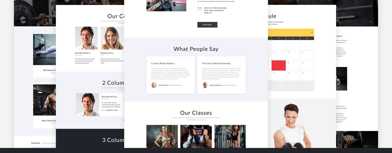 Crossclub - Bodybuilding & Crossfit Responsive Multipage Website Template