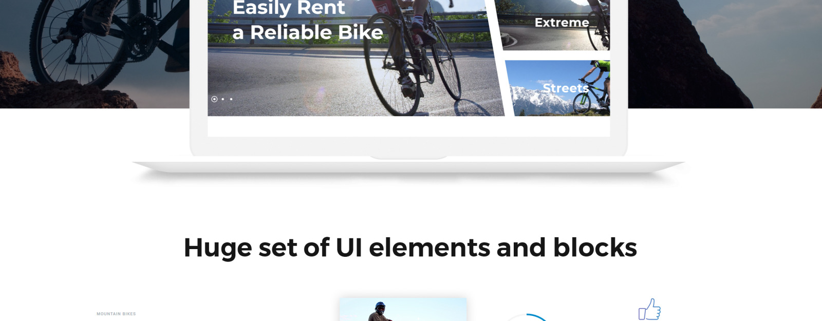 Bike Shop Responsive Website Template - TemplateMonster