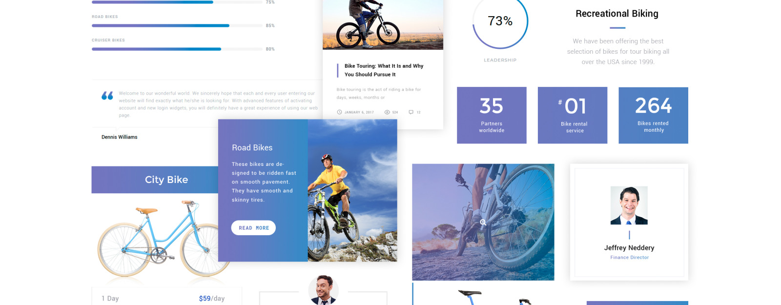 Bike Shop Responsive Website Template - TemplateMonster