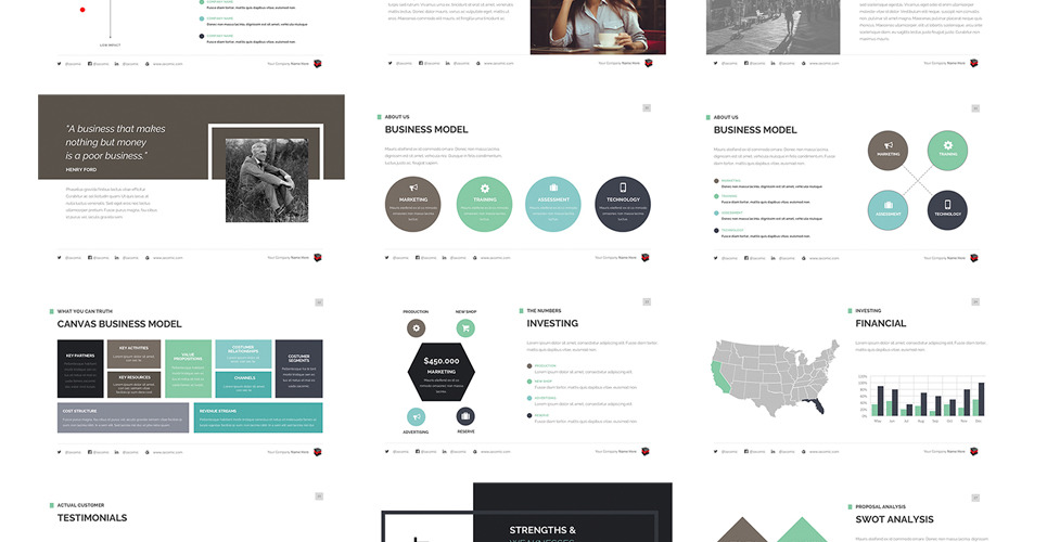 Complete Business Presentation PowerPoint template