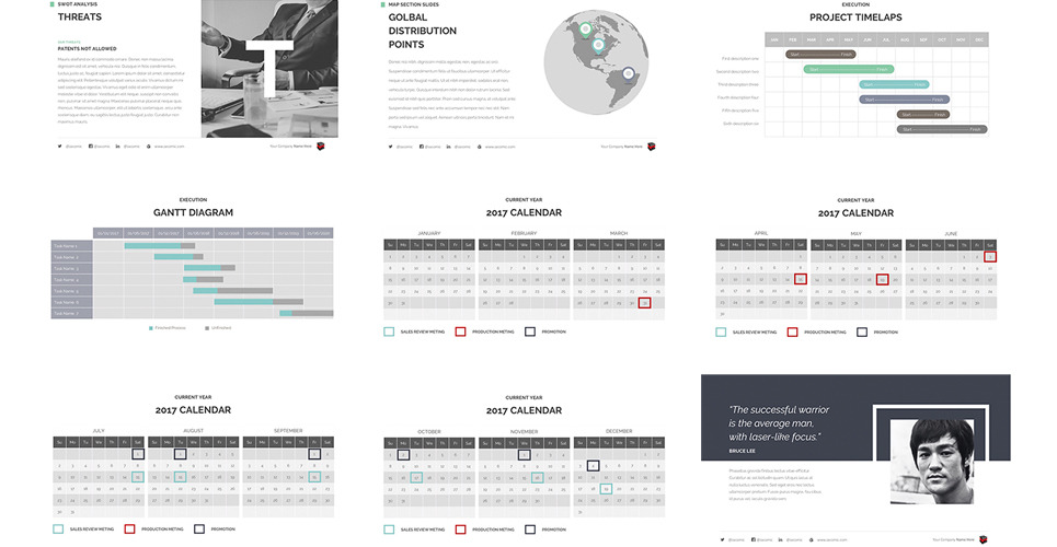 Complete Business Presentation PowerPoint template