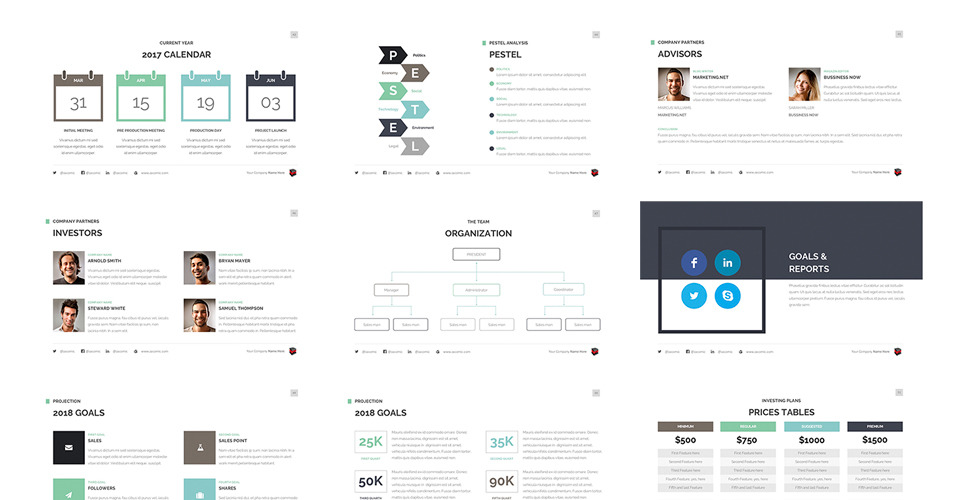 Complete Business Presentation PowerPoint template