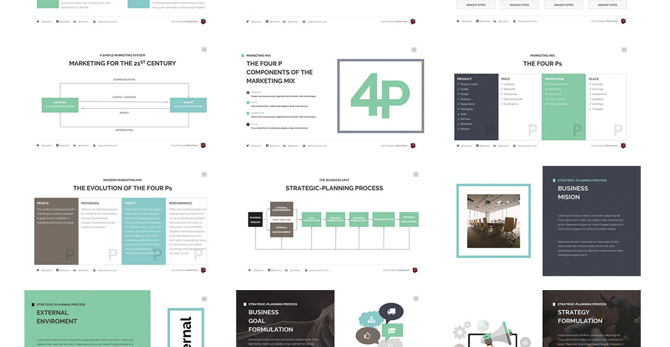 Complete Business Presentation PowerPoint template