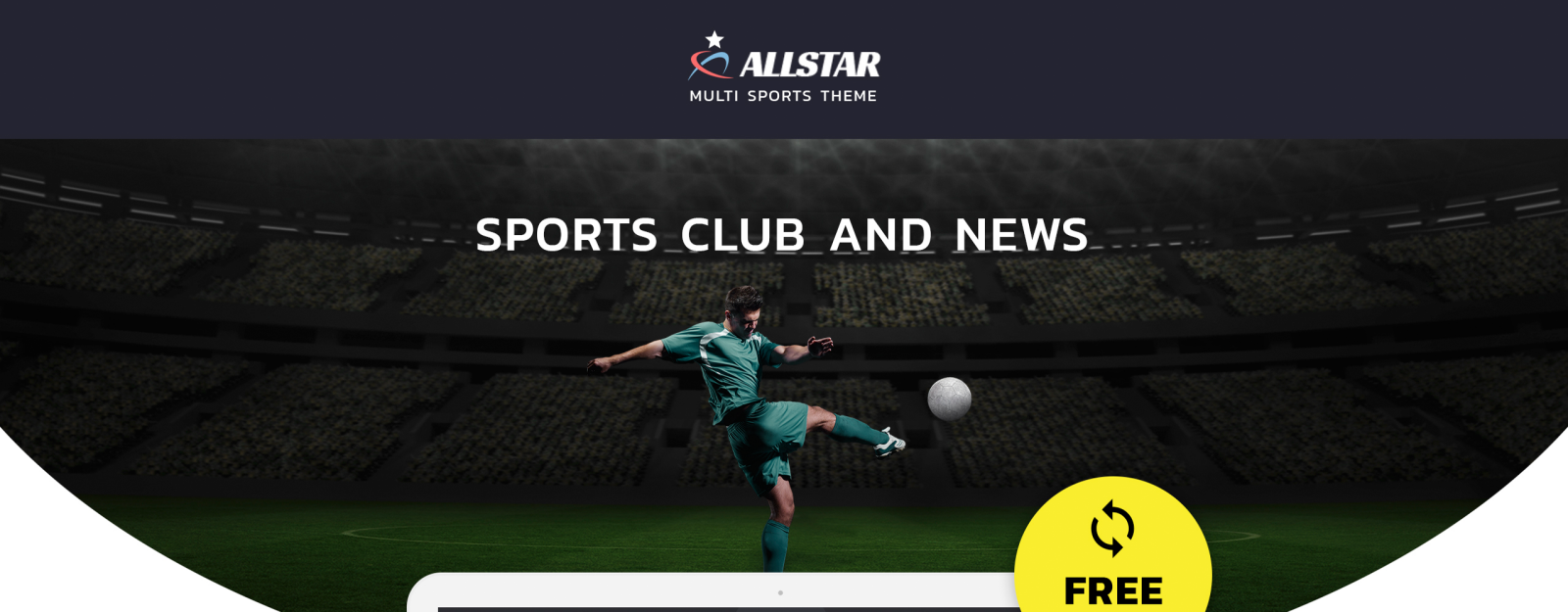 ALLSTAR - Sport Multipurpose Bootstrap 5 Website Template