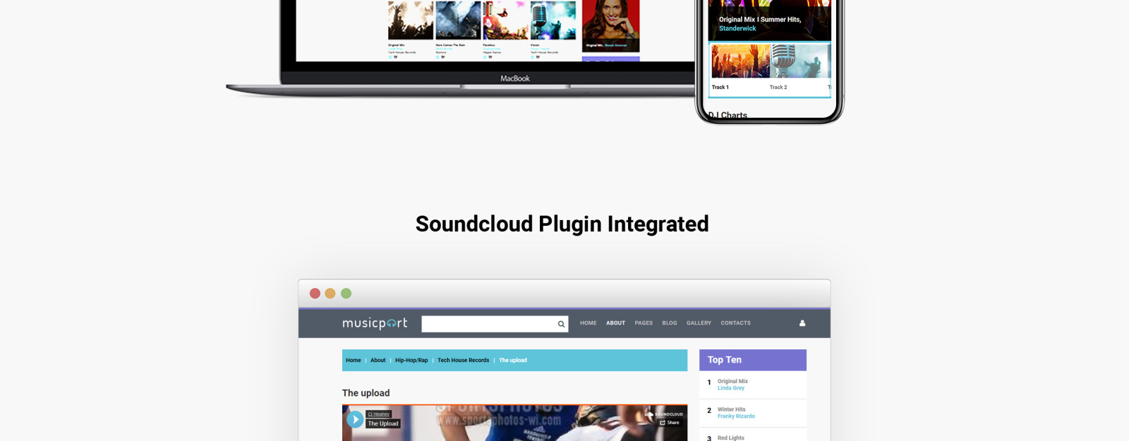 Music Portal Responsive Joomla Template - TemplateMonster