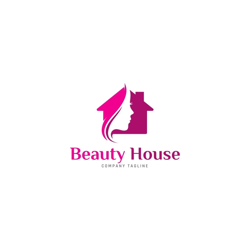 Beauty House Logo Template #63893 - TemplateMonster