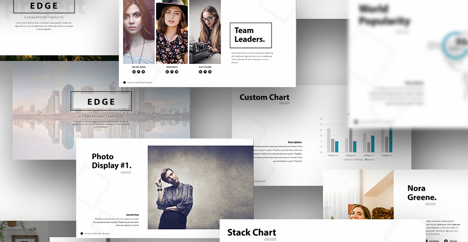 Edge Multipurpose Presentation PowerPoint template Edge Multipurpose Presentation PowerPoint template