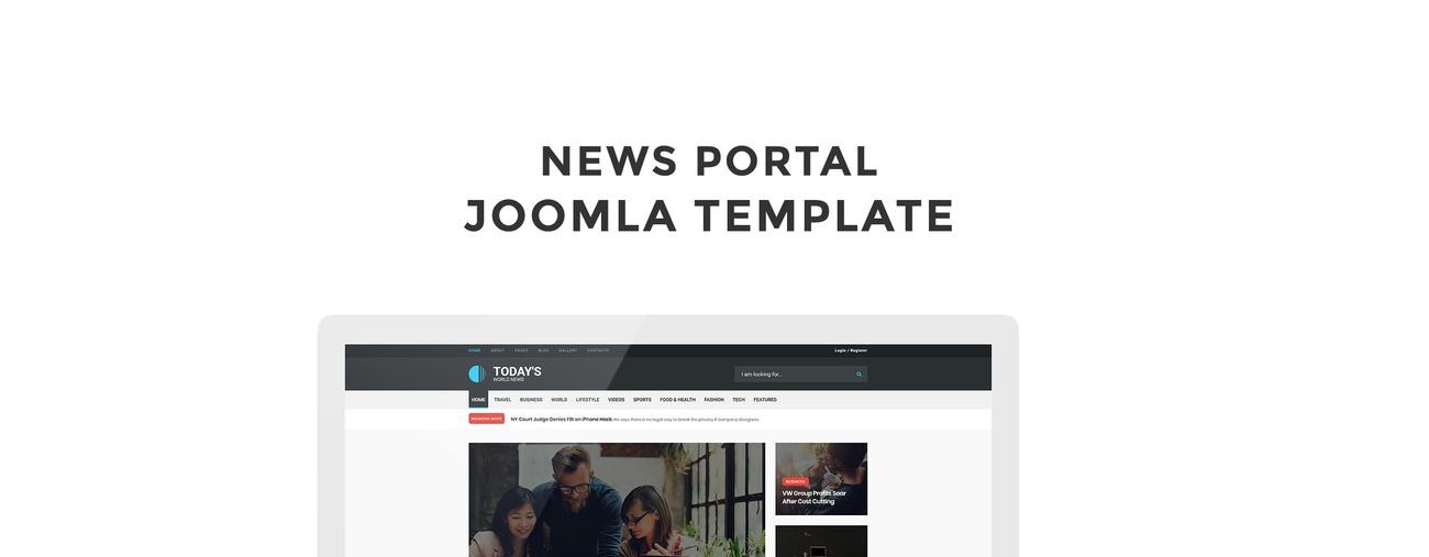 News Portal Responsive Joomla Template - TemplateMonster News Portal Responsive Joomla Template - TemplateMonster