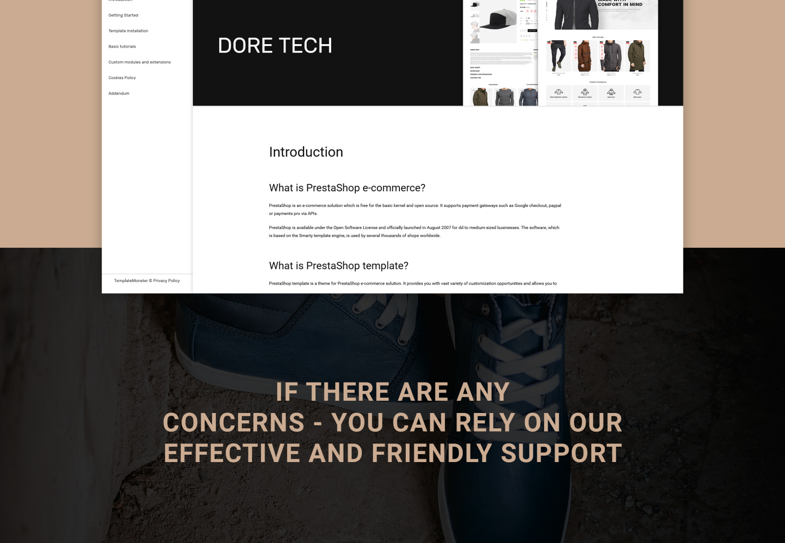 DoreTech 1.6 PrestaShop Theme #64020 - TemplateMonster