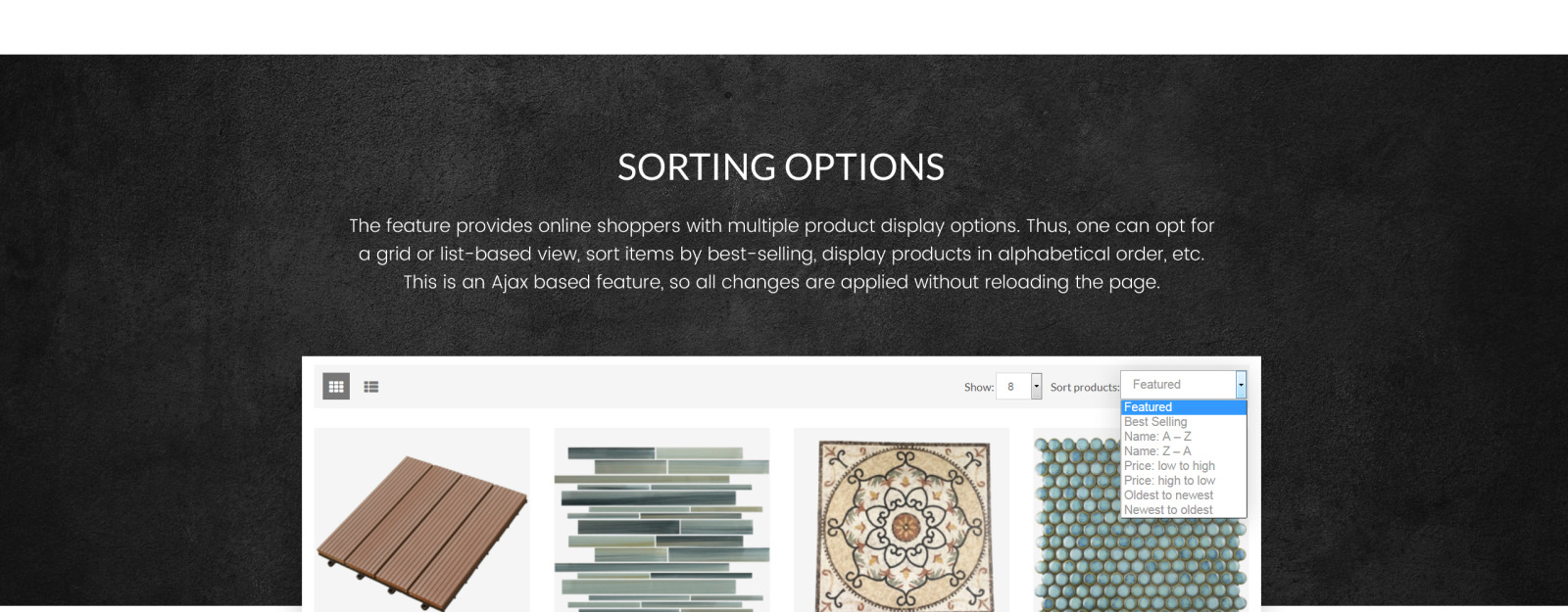 Tile Stone Responsive Shopify Theme 64027 Templatemonster