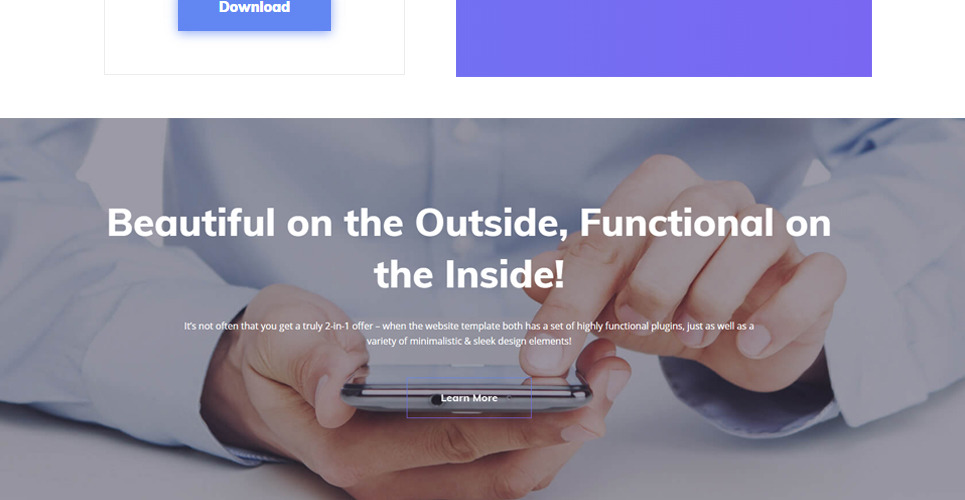 Amazinx - Mobile App Responsive One Page WordPress Theme