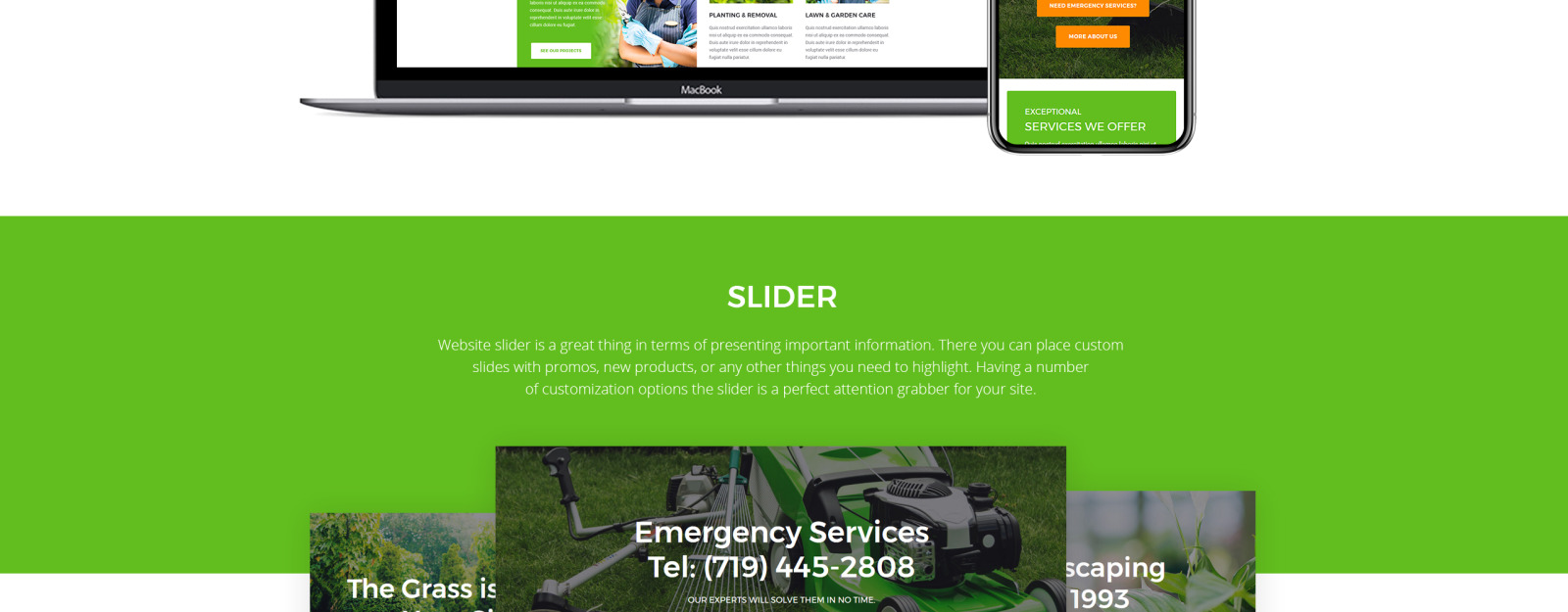 Landscape Design Responsive Joomla Template - TemplateMonster