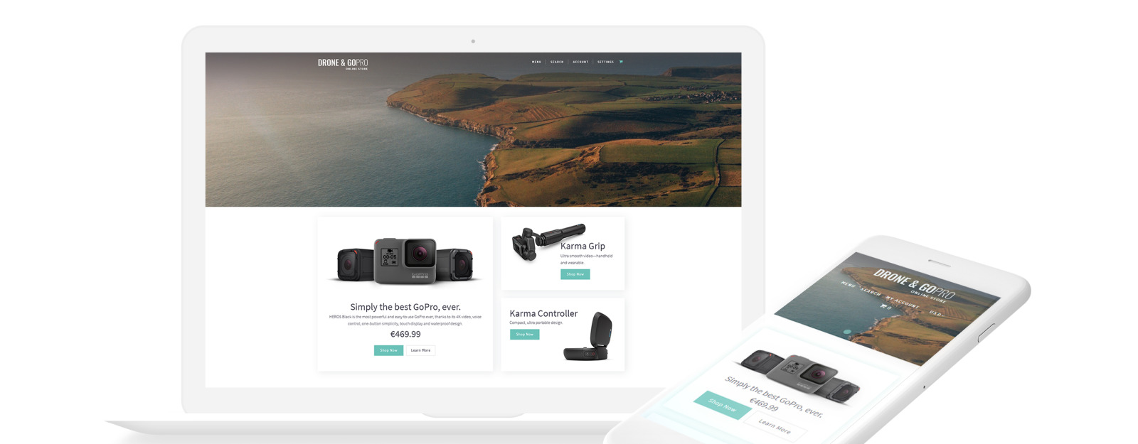 Drone Shop Shopify Theme #64131 - TemplateMonster