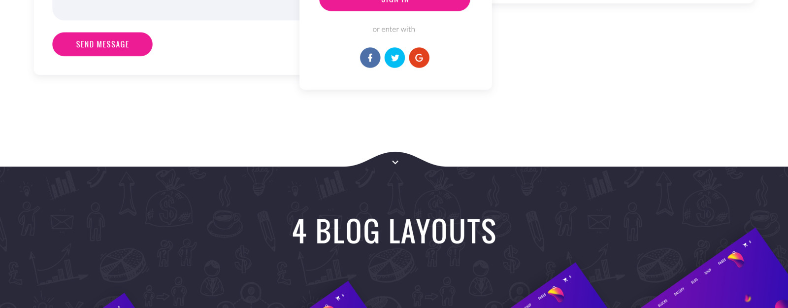 Brave Light - Creative Universal Multipurpose Website Template