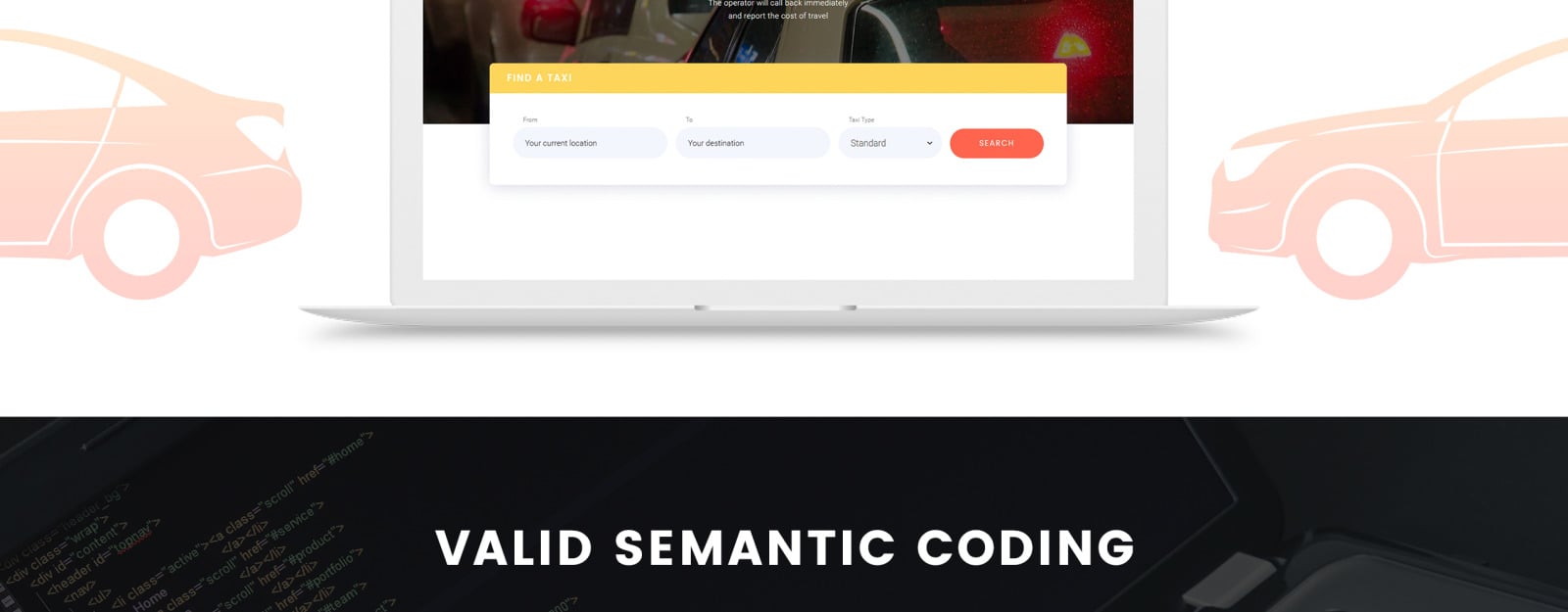 Luxury Taxi Multipage Website Template - TemplateMonster