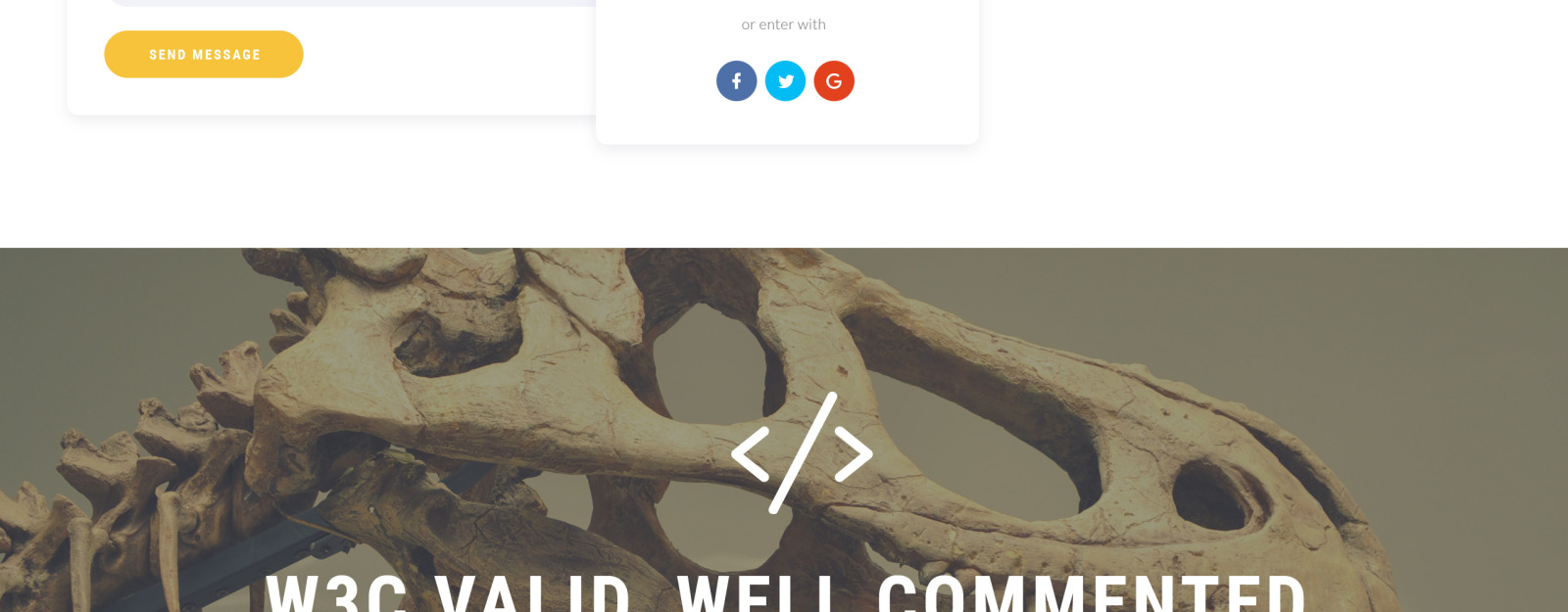 Dino Museum Website Template #64432 - TemplateMonster