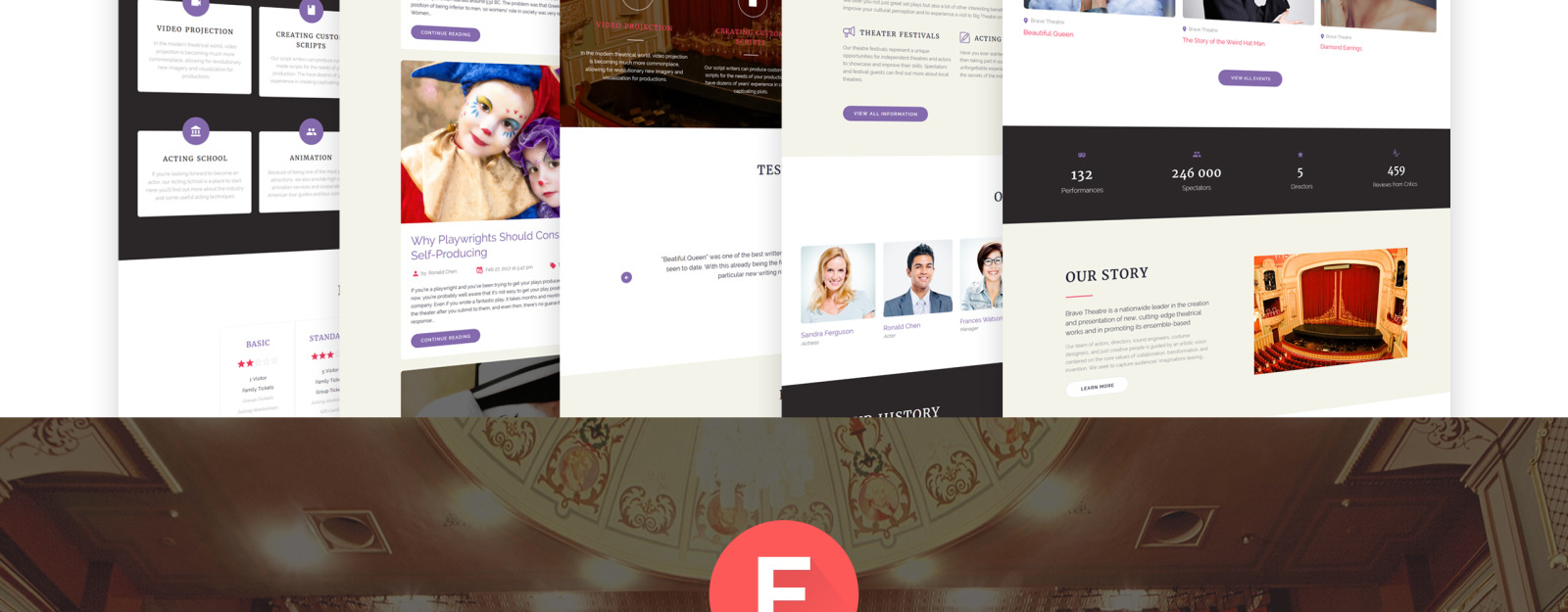 Big Theater - Theater Website Template - TemplateMonster