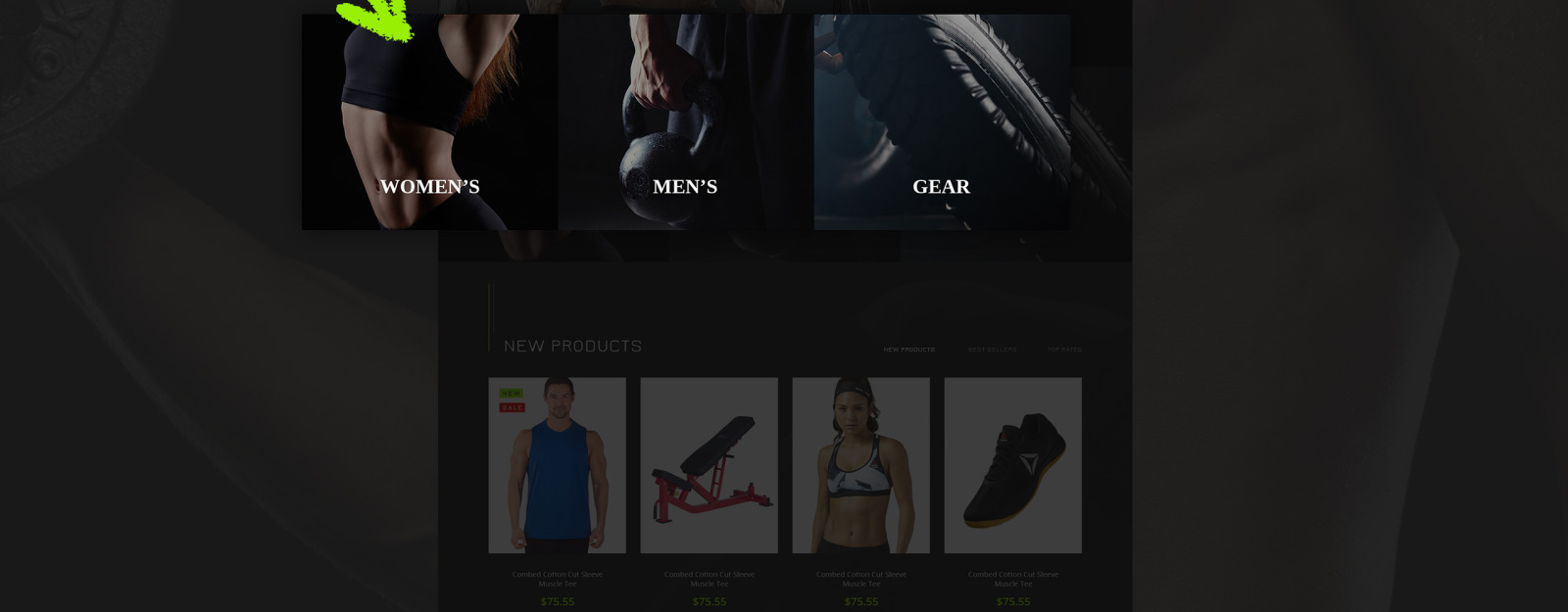 Crossfitt Store PrestaShop Theme #64600 - TemplateMonster
