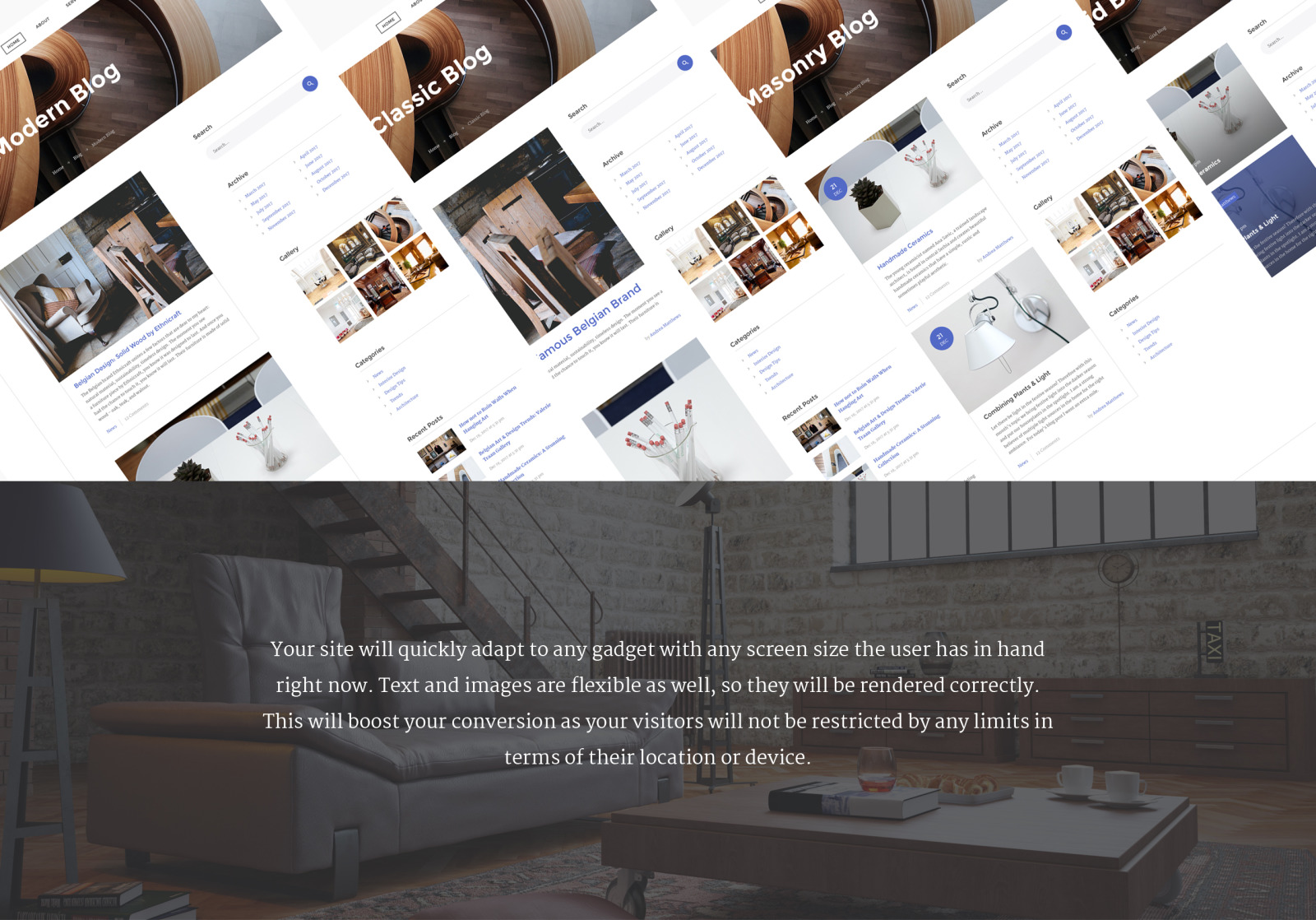 Molder - Interior Design Website Template - TemplateMonster
