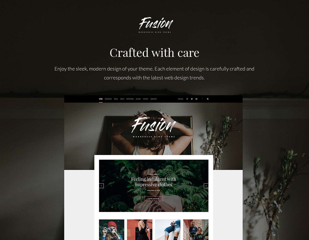 Fusion - WordPress Blog Theme WordPress Theme