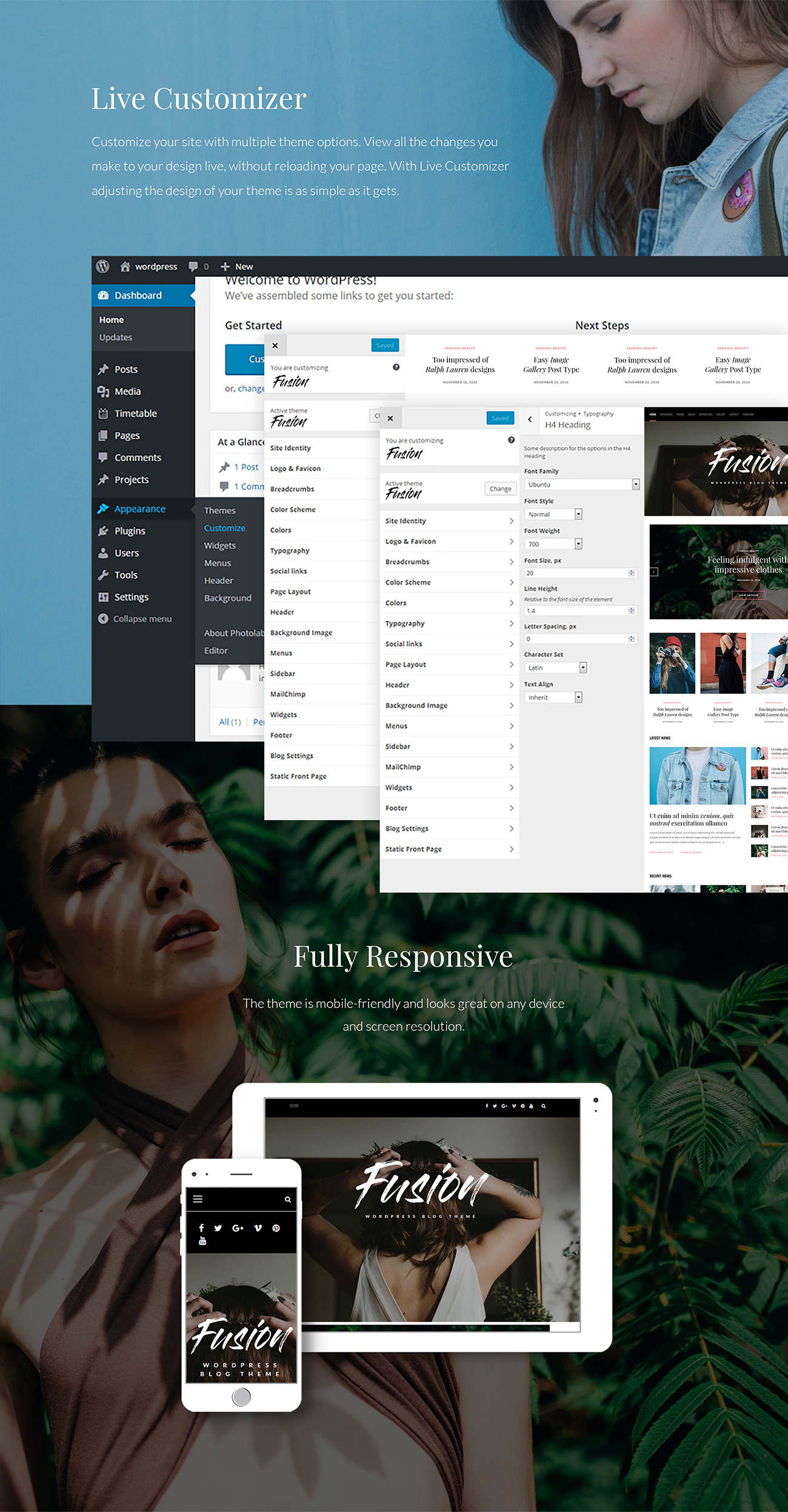 Fusion - WordPress Blog Theme WordPress Theme
