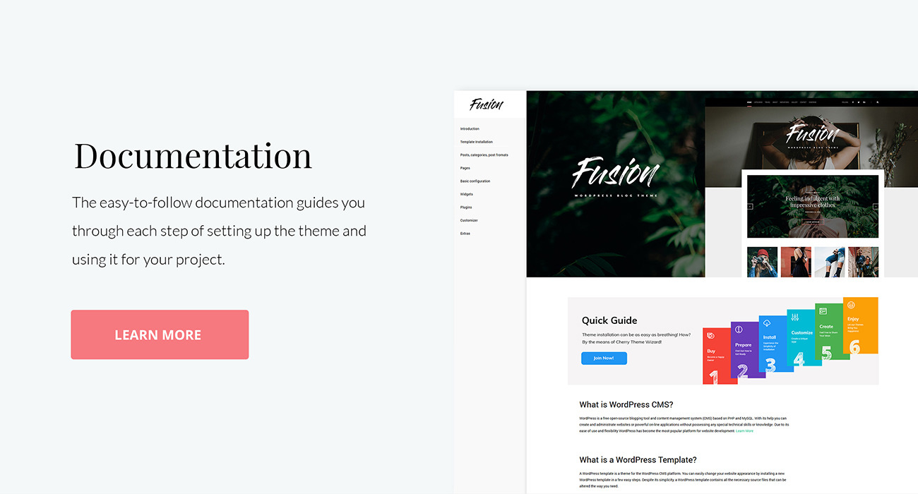 Fusion - WordPress Blog Theme WordPress Theme
