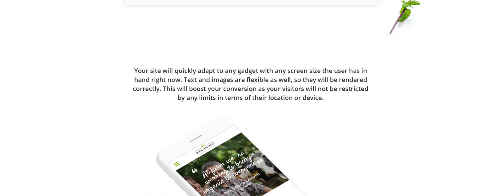 Rich Harvest - Agriculture And Farming Landing Page Template